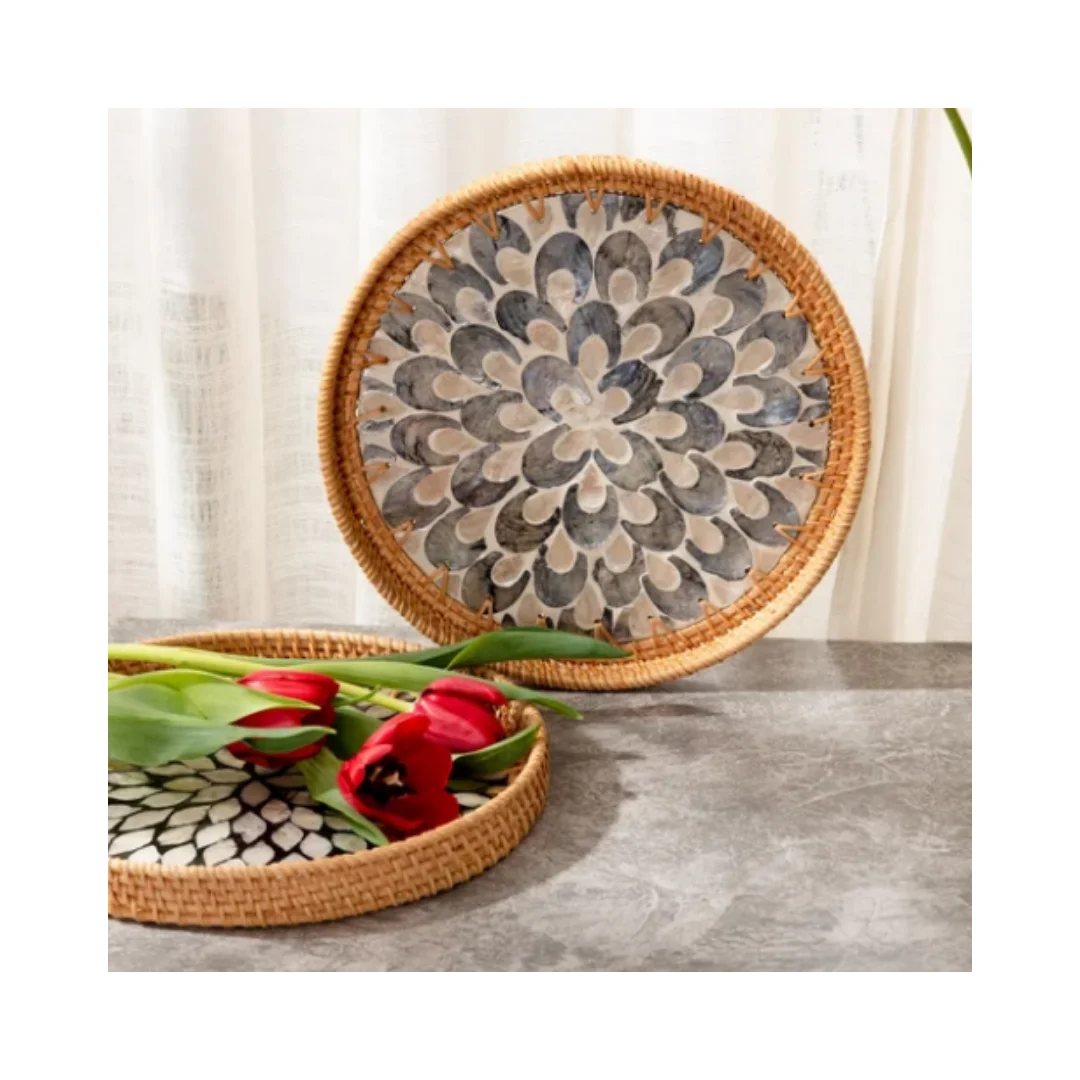Communion Ware Set Rattan Mother Of Pearl Tray Material Origin Place ...