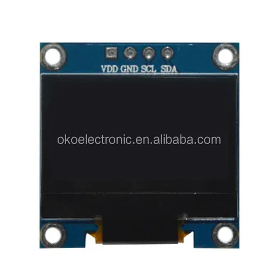 White Monochrome Mono 4 Pin Ssd1306 Oled 0.96 128x64 Display Module ...