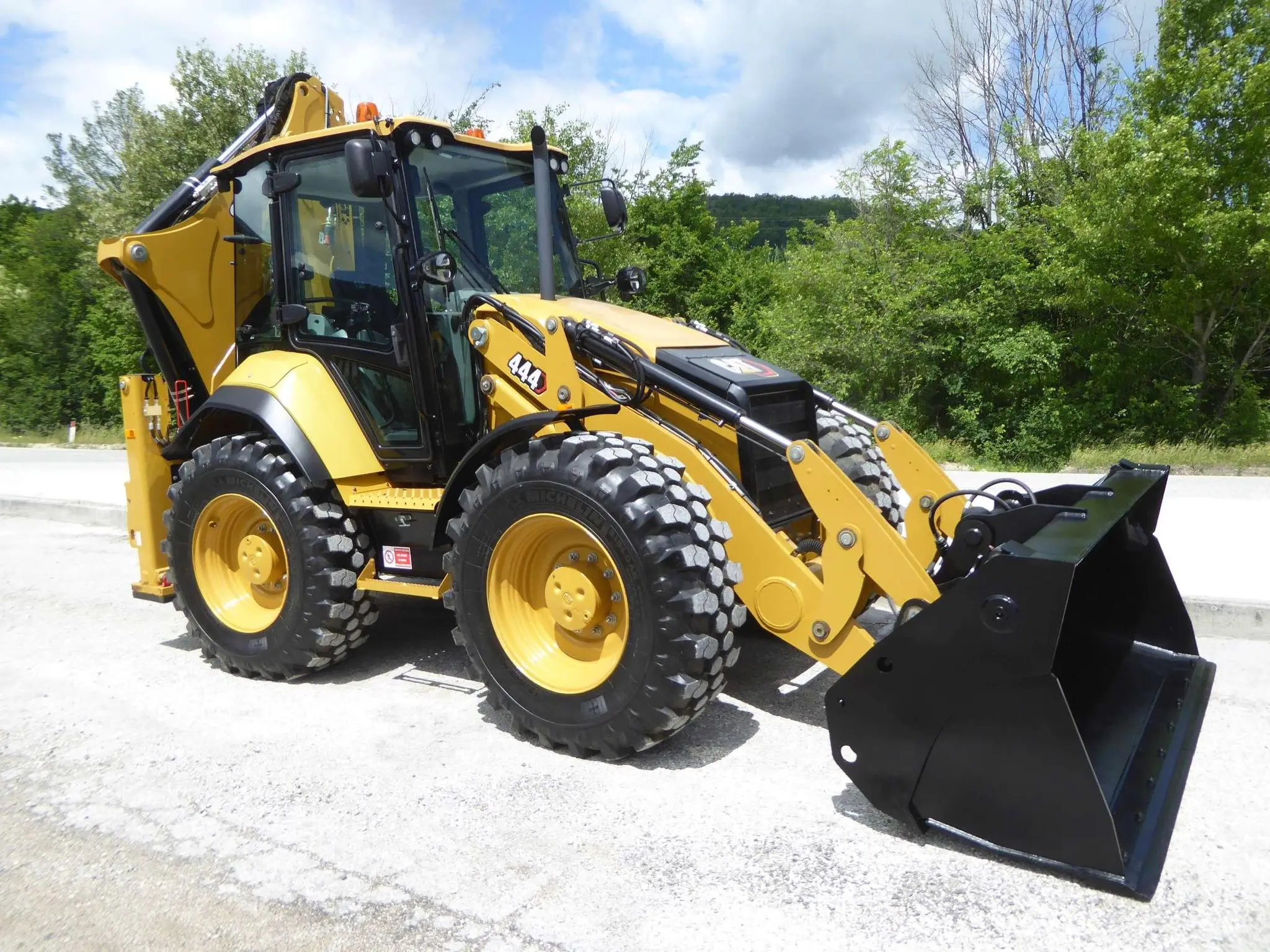 Used 12 Ton CAT 444 Backhoe Loader for Construction & Farm Work