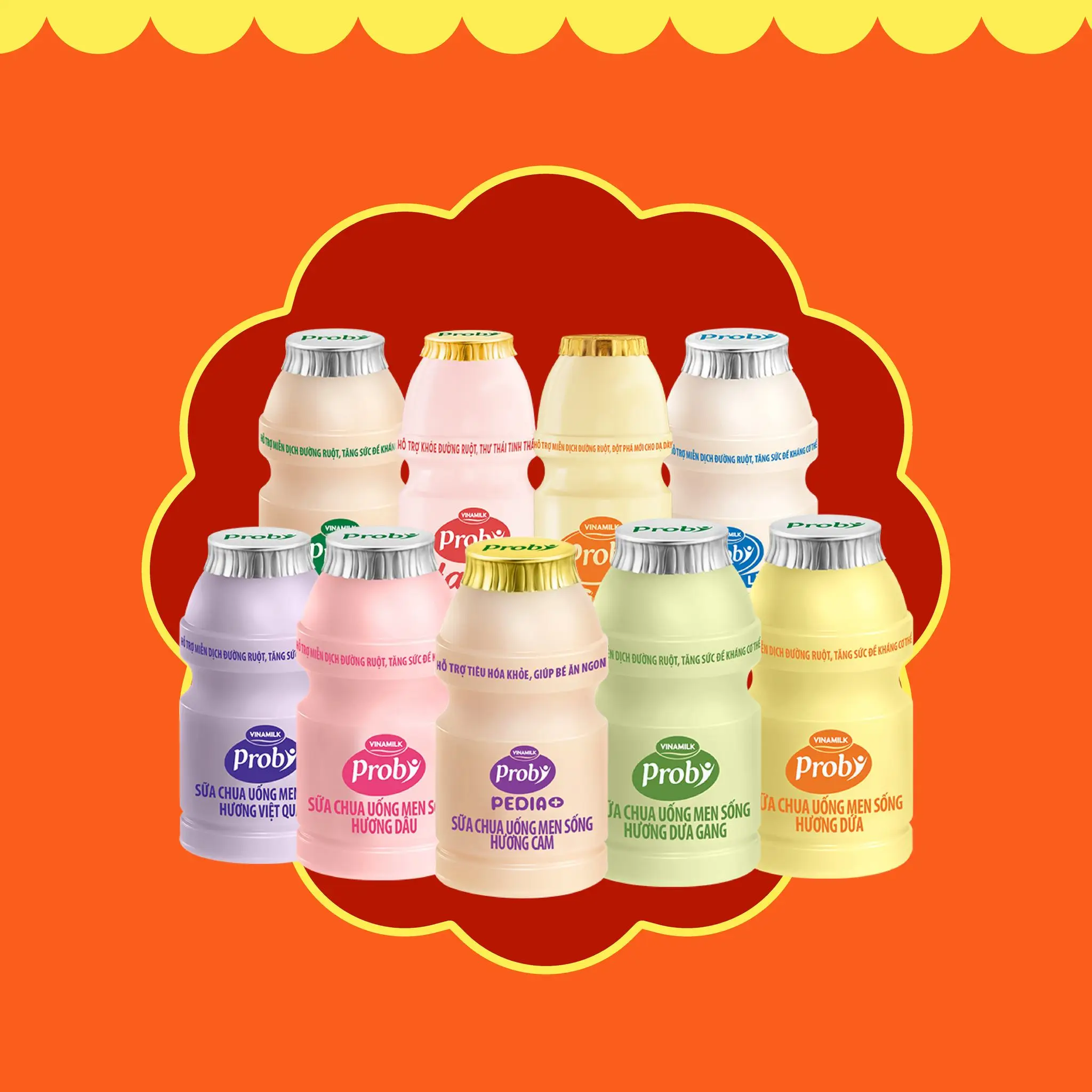 Vinamilk - Probi - Drinking Yogurt - Blueberry Flavor - High Quality ...