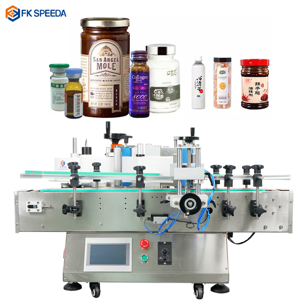 FK605 High Speed Labelling Machine for Round Containers