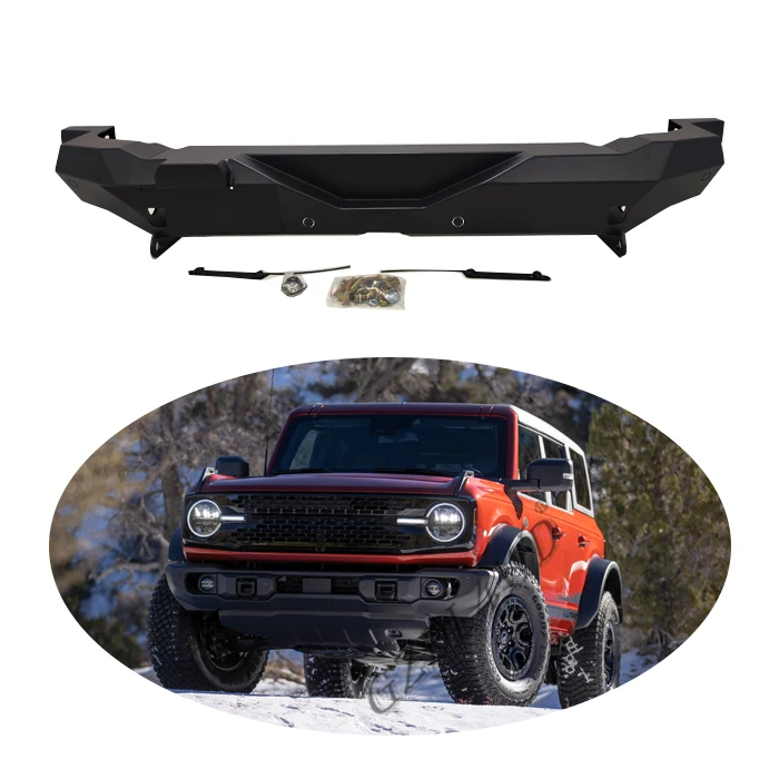 Gzdl4wd Steel Bull Bar Rear Bumper Front Bumper For Bronco Raptor 2020 ...
