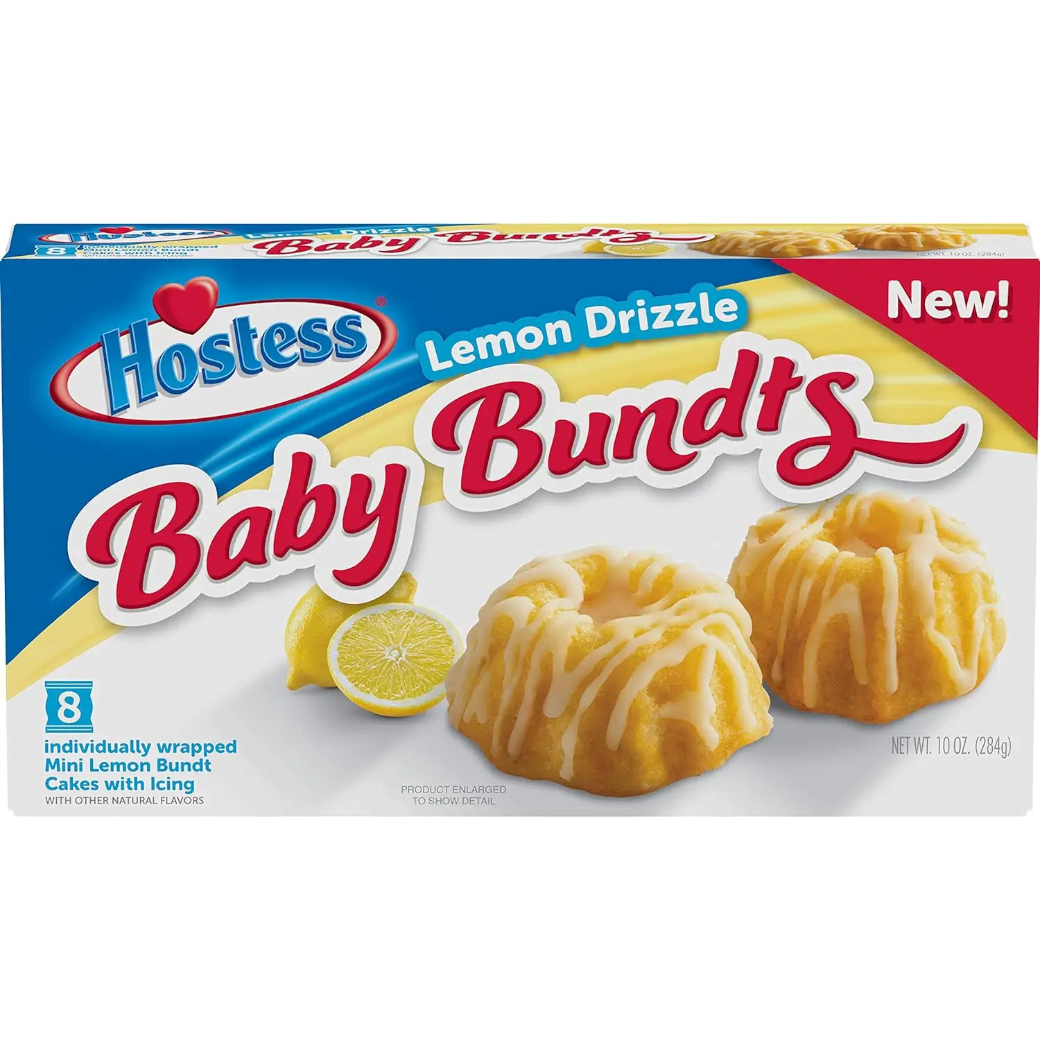 Hostess Lemon Drizzle Baby Bundts Cake Duo - 6 Pack - Buy Hostess Baby ...
