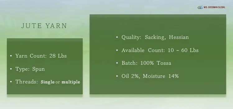 28 Lbs Raw Jute Yarn Sacking Hessian Quality 100% Tossa Natural Twine ...