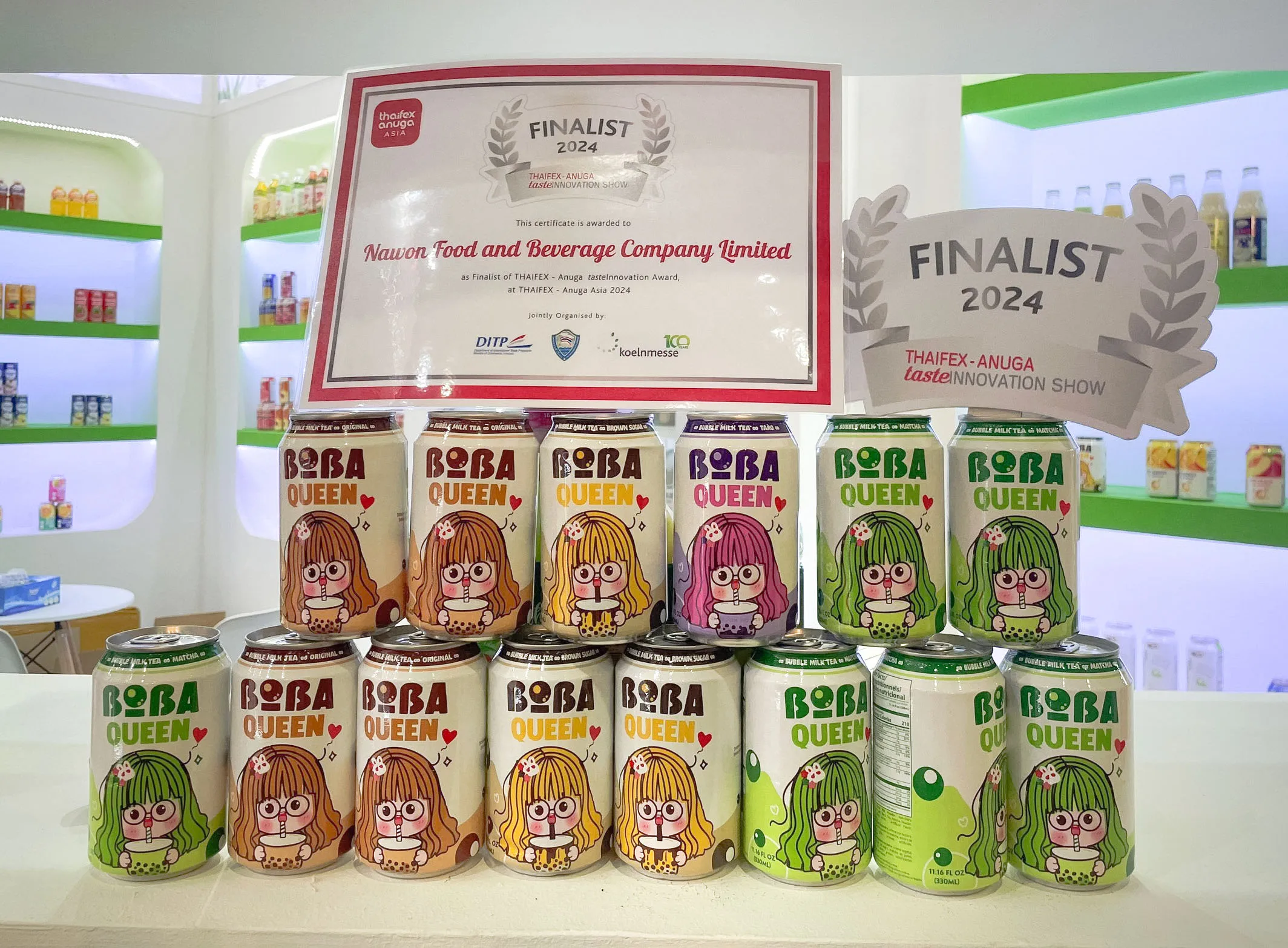 Hot Selling Bubble Tea Drinks Boba Queen 5 Flavors | Original, Matcha ...