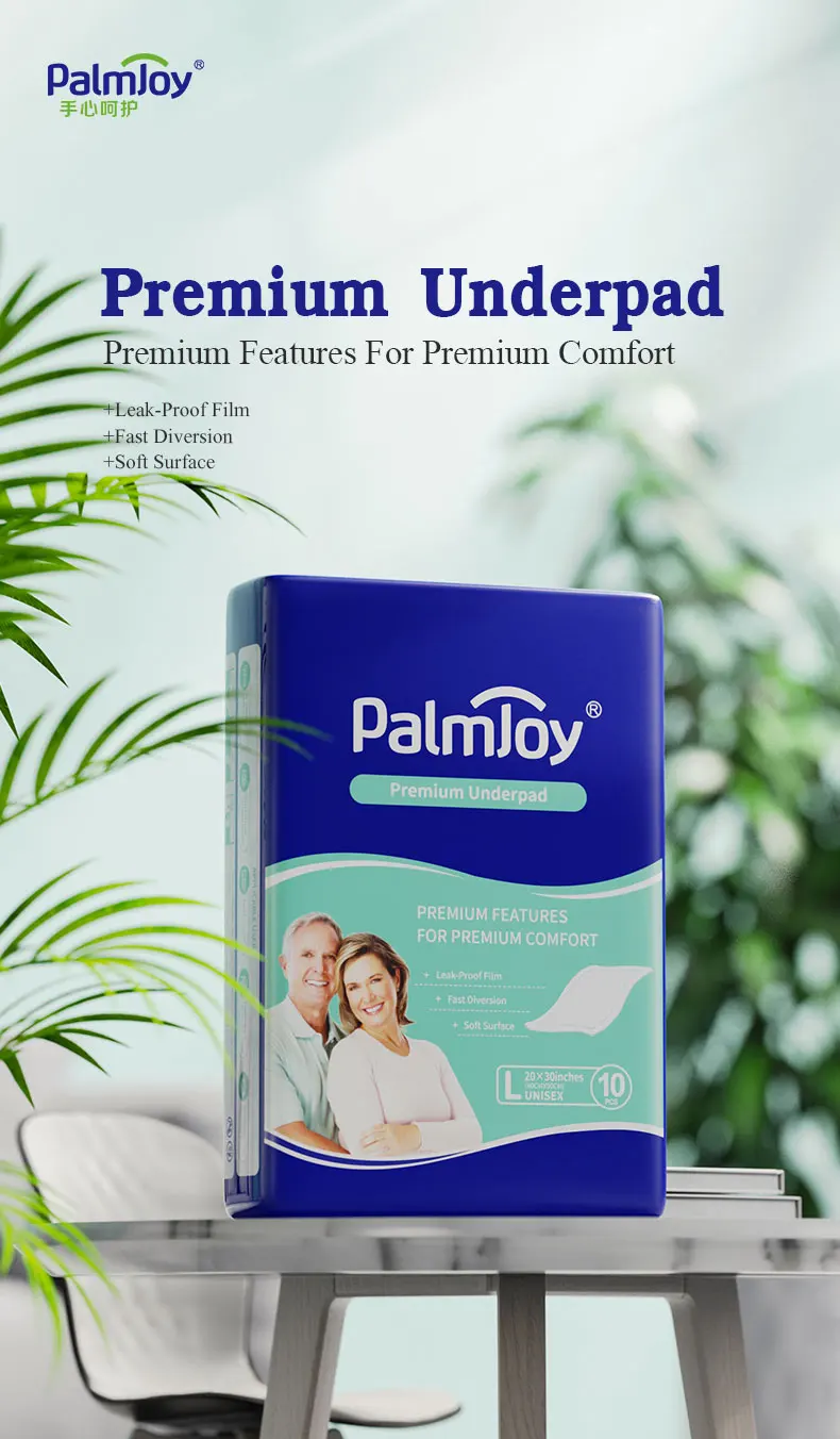 Palmjoy Premium Adult Under Pads Back Sheet Disposable Hospital ...