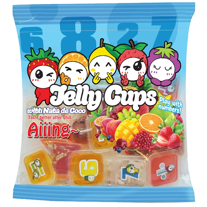 Aiiing Fruit Jelly Cups Aiiing Mini Jelly Cup with Nata De Coco - 25g ...