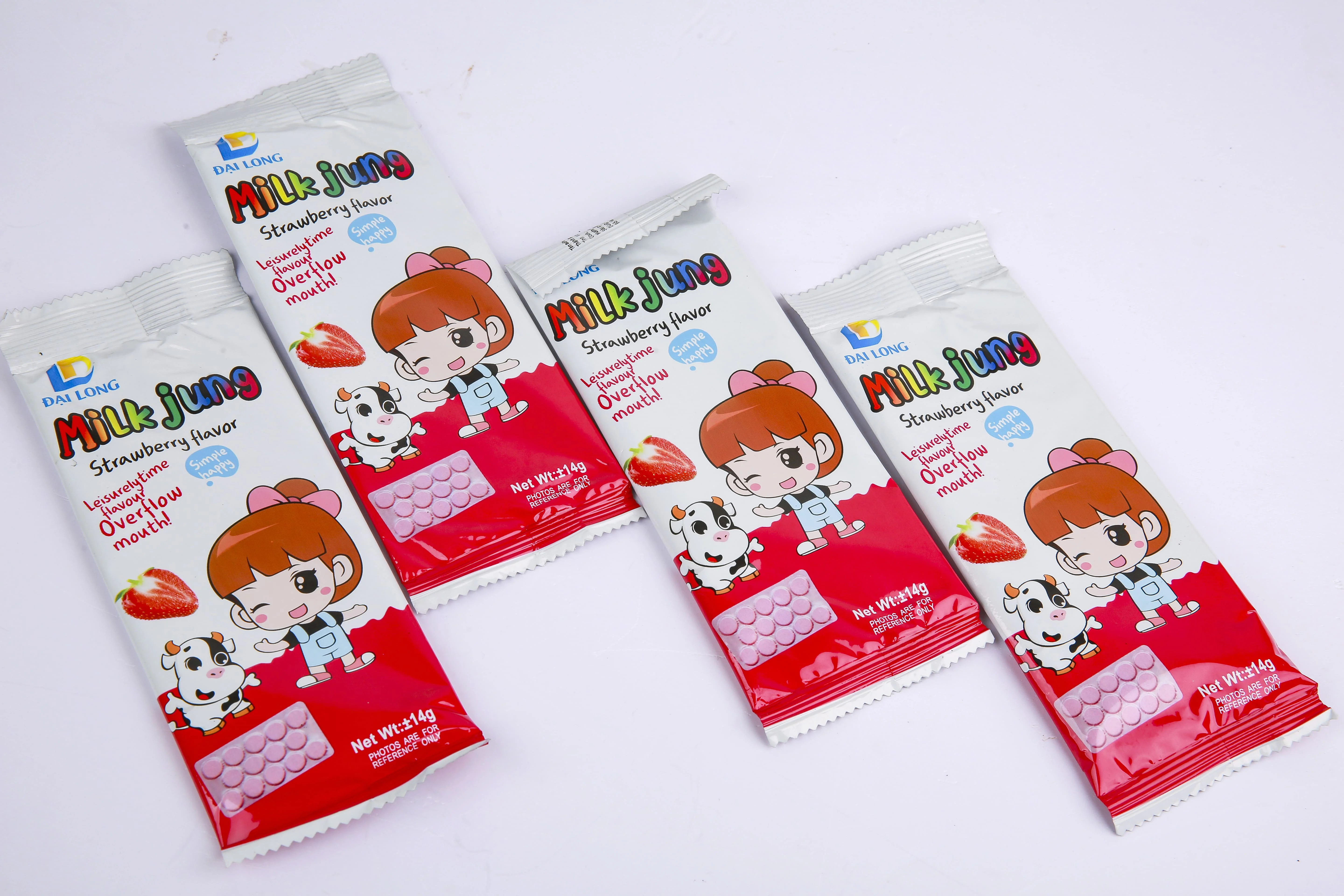 Bag Of Strawberry-flavored Hard Candy,Delicious Compressed Candy ...