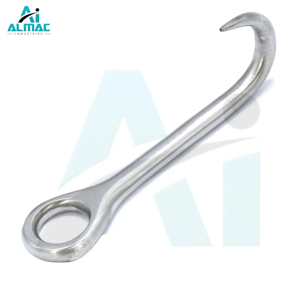 ALMAC Professional Obstetrical Blunt Eye Hook Cow Calf Eye Hook ...