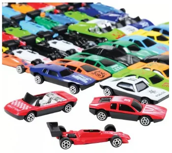 Small Plastic Car Model Children's Toy Car Set 1/64 Die Cast Miniature ...