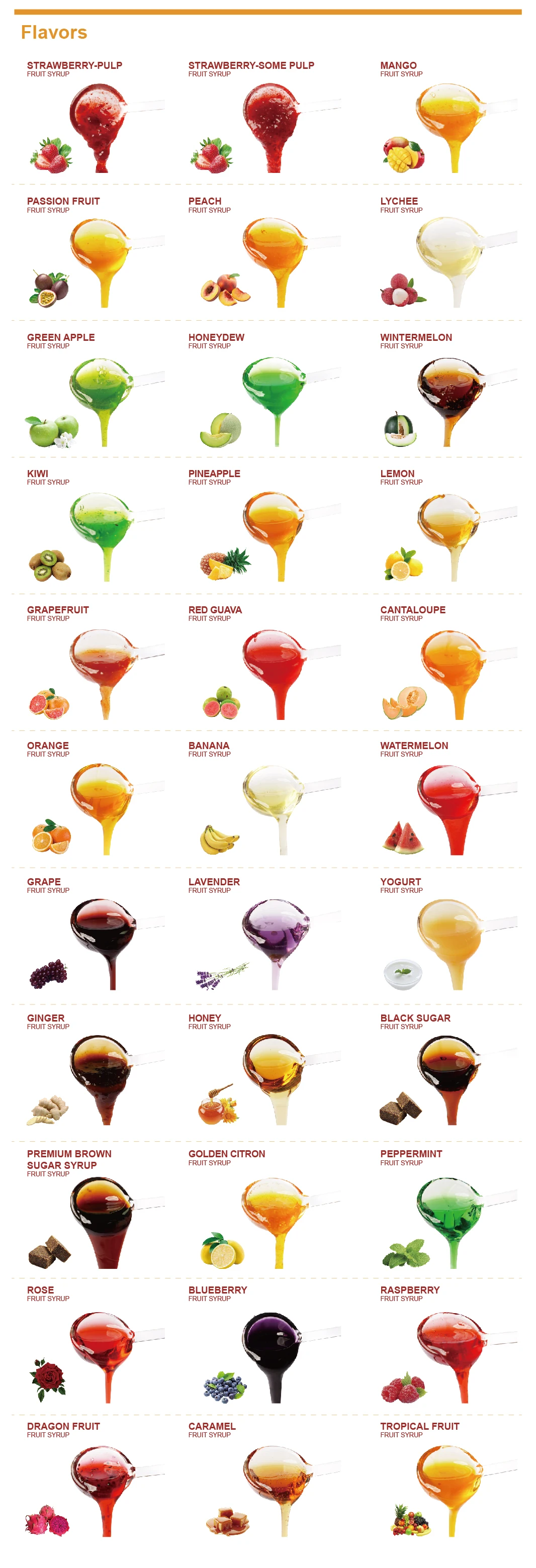 Leamaxx Premium Strawberry Syrup for Bubble Tea & Smoothies
