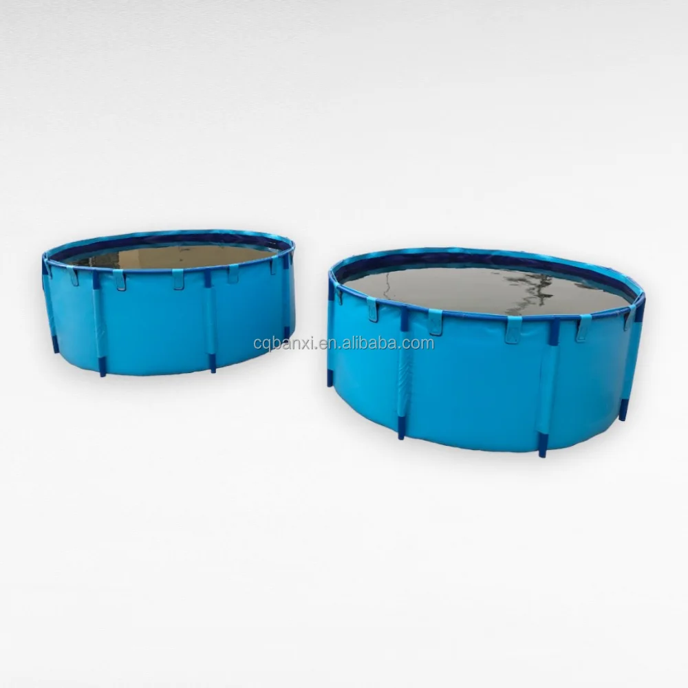 Fuushan PVC Fish Transport Tank 2000L Live Fish Truck with Round ...