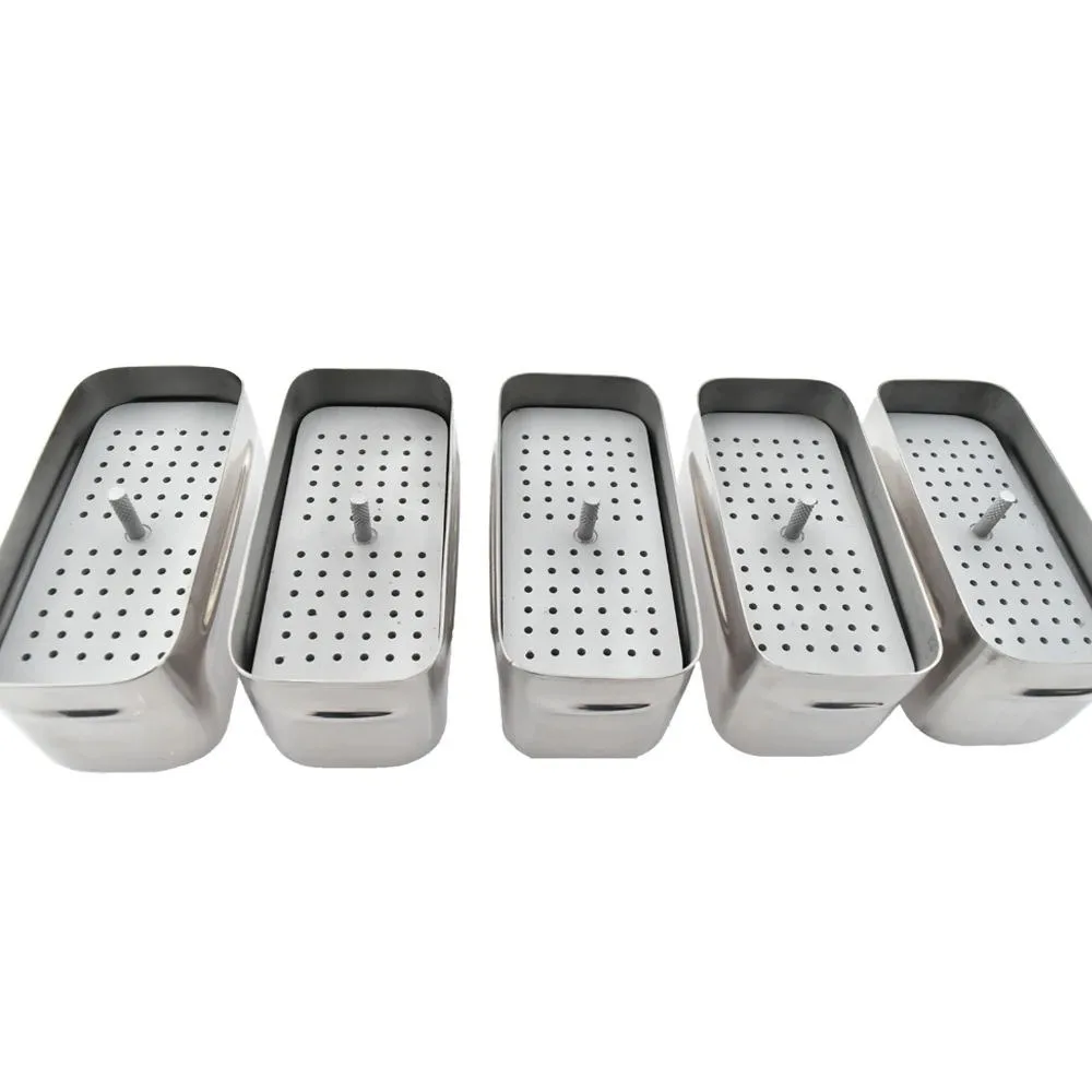 72 Hole Stainless Steel Autoclave Sterilizer Case Dental Endo Files ...
