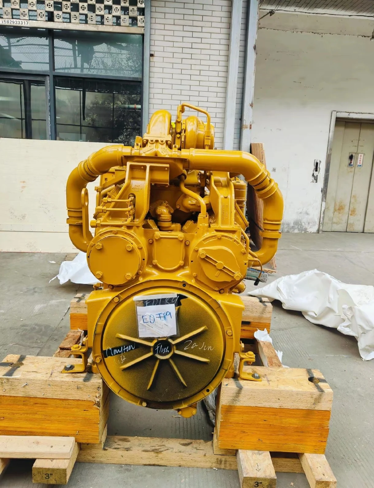 CAT 3406 Marine Engine Assembly Industrial Machinery Diesel Engine ...