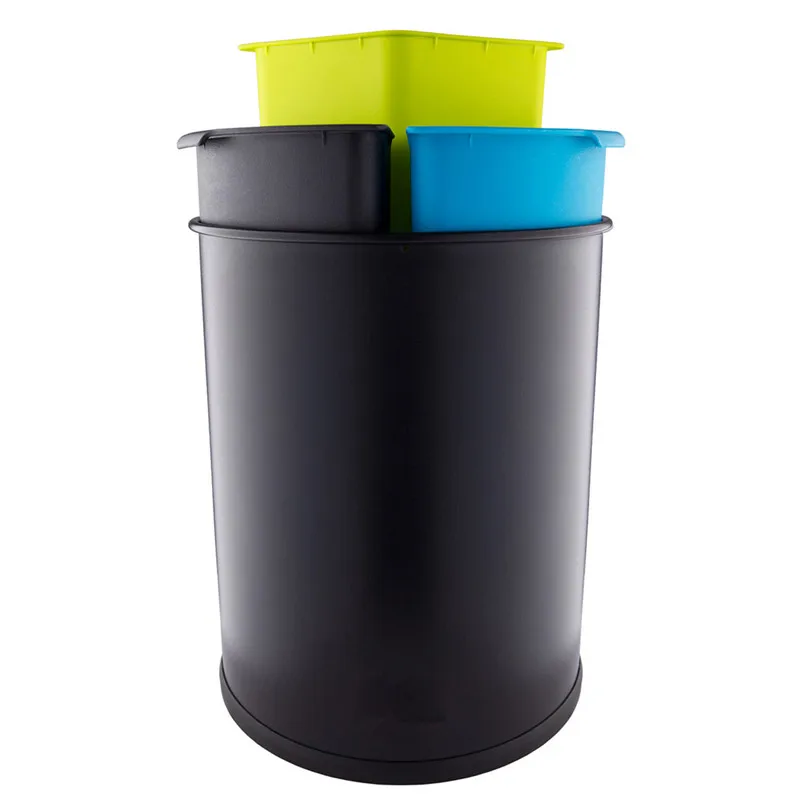 Hotel Guest Room Separation Bin Office Waste Sorting 3.5l Three ...