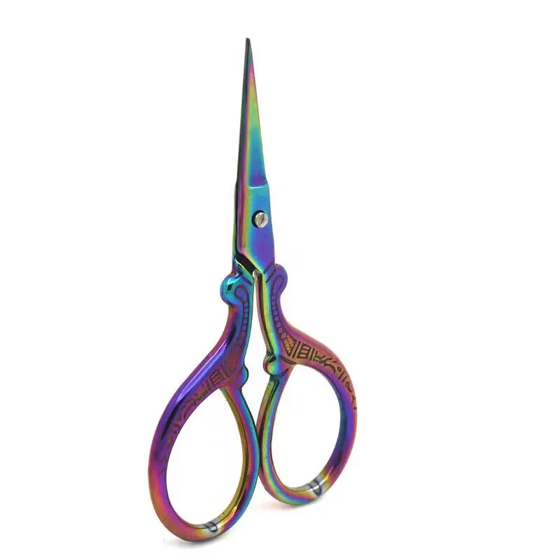 Handmade Antique Retro Scissors Diy Thread Scissors Dragon Phoenix ...