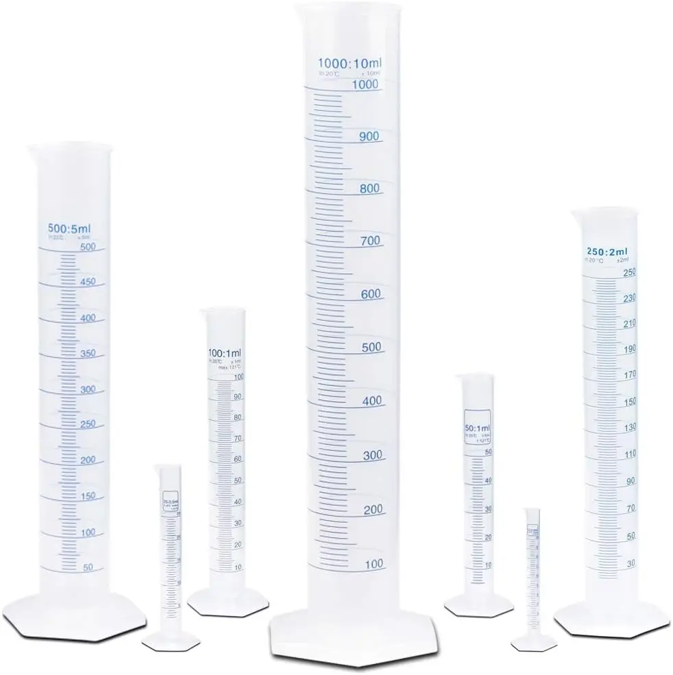 Lab 10ml Measuring Cylinder Plastic Measuring Cylinder with Graduation ...