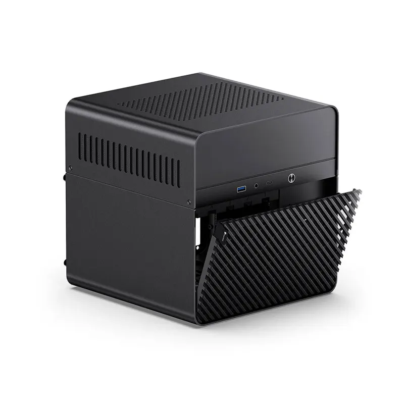 JONSBO N2 Aluminum Shell NAS Case ITX Version Support SFX Power Supply ...
