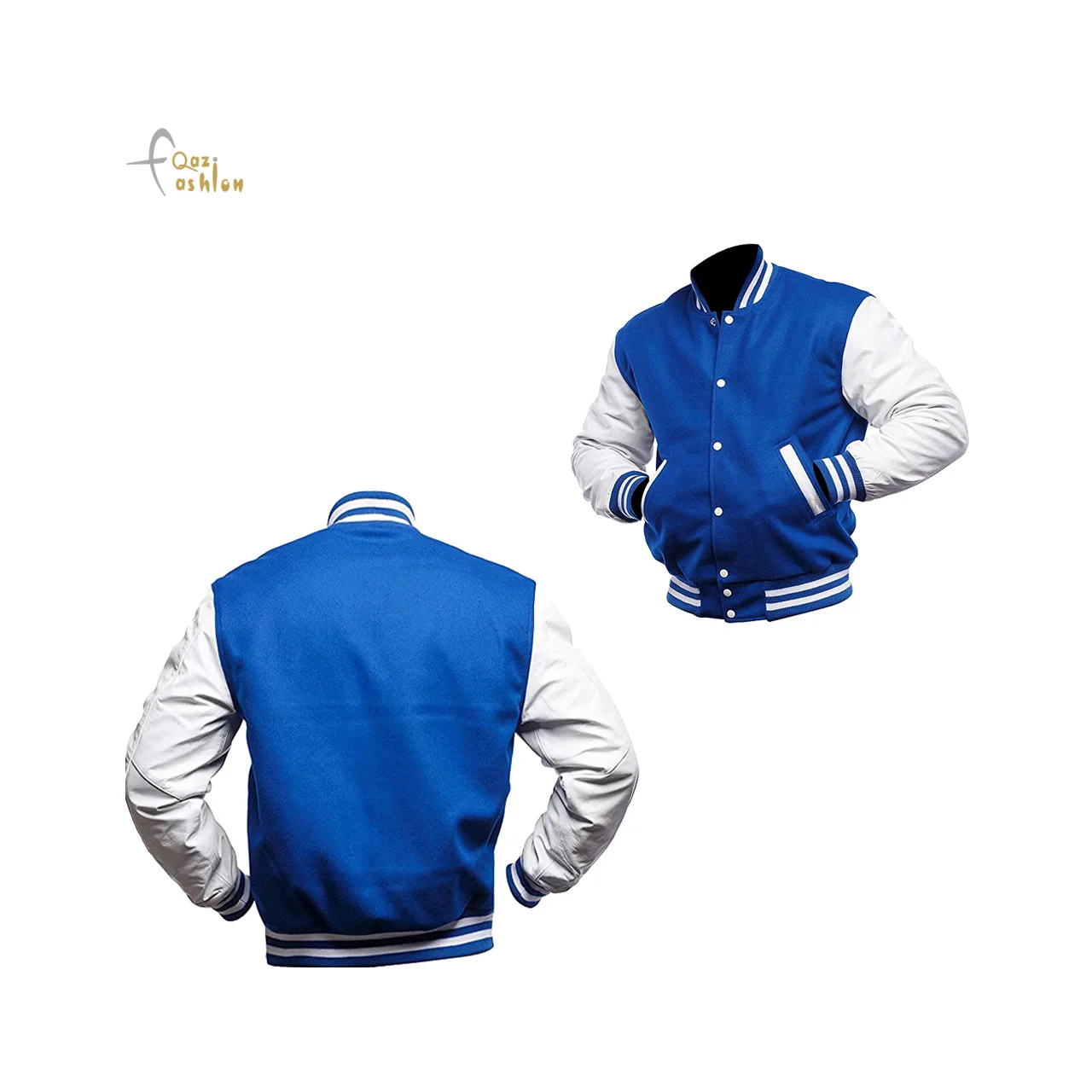 OEM Custom Varsity Jacket with Embroidery Formal Long Sleeve Leather ...