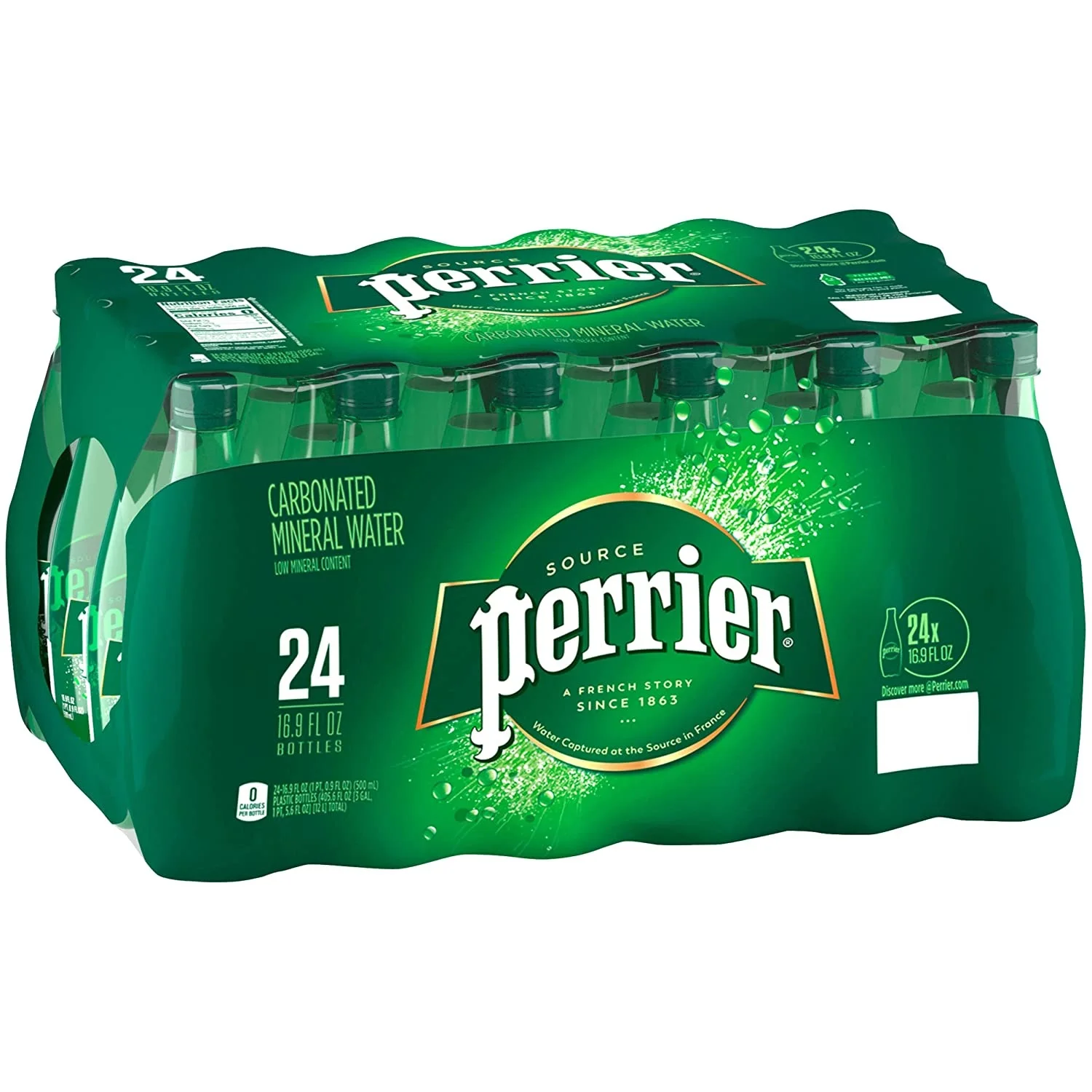 Perrier Natural Sparkling Water Glass And Plastic Bottles And Can/perrier Citron 20cl - Buy High ...