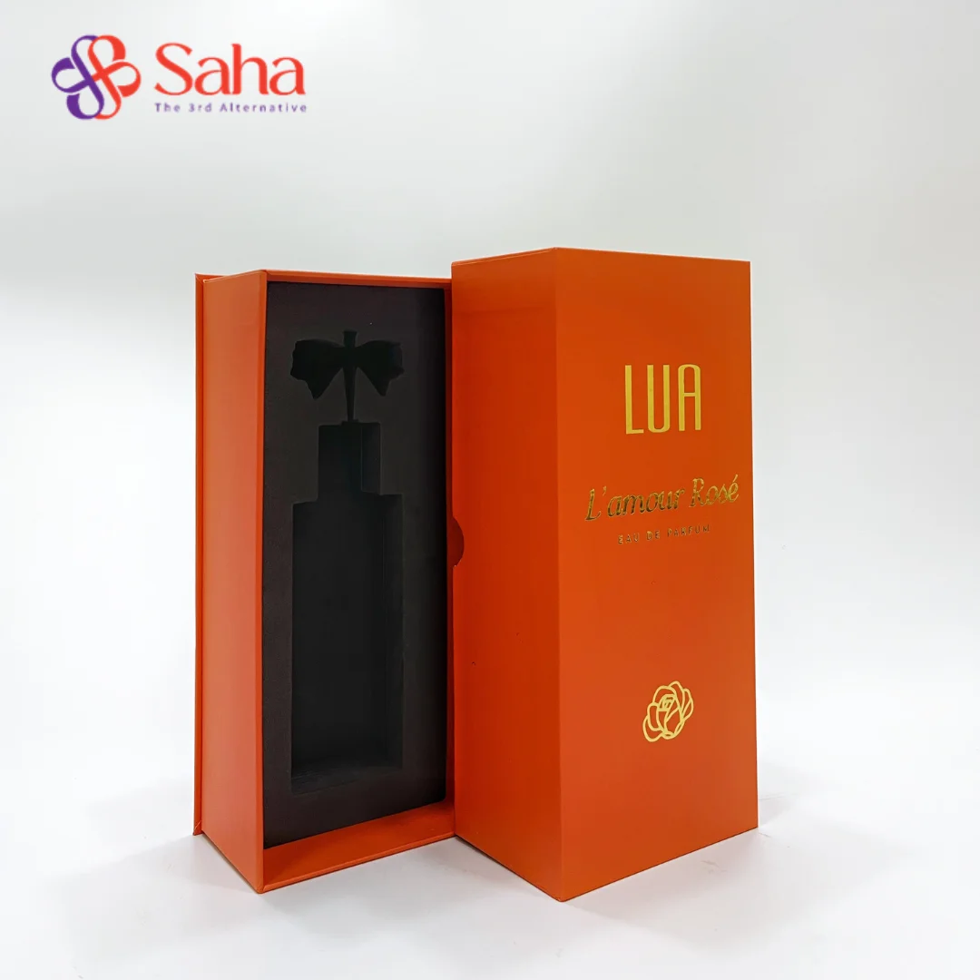 Customizable Handmade Rigid Boxes With Flap Open Offset Printed With ...