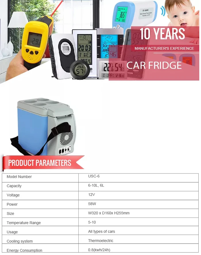 Unibar Usc-6 12v Portable Car Cooler Box Mini Fridge - Buy Mini Fridge ...