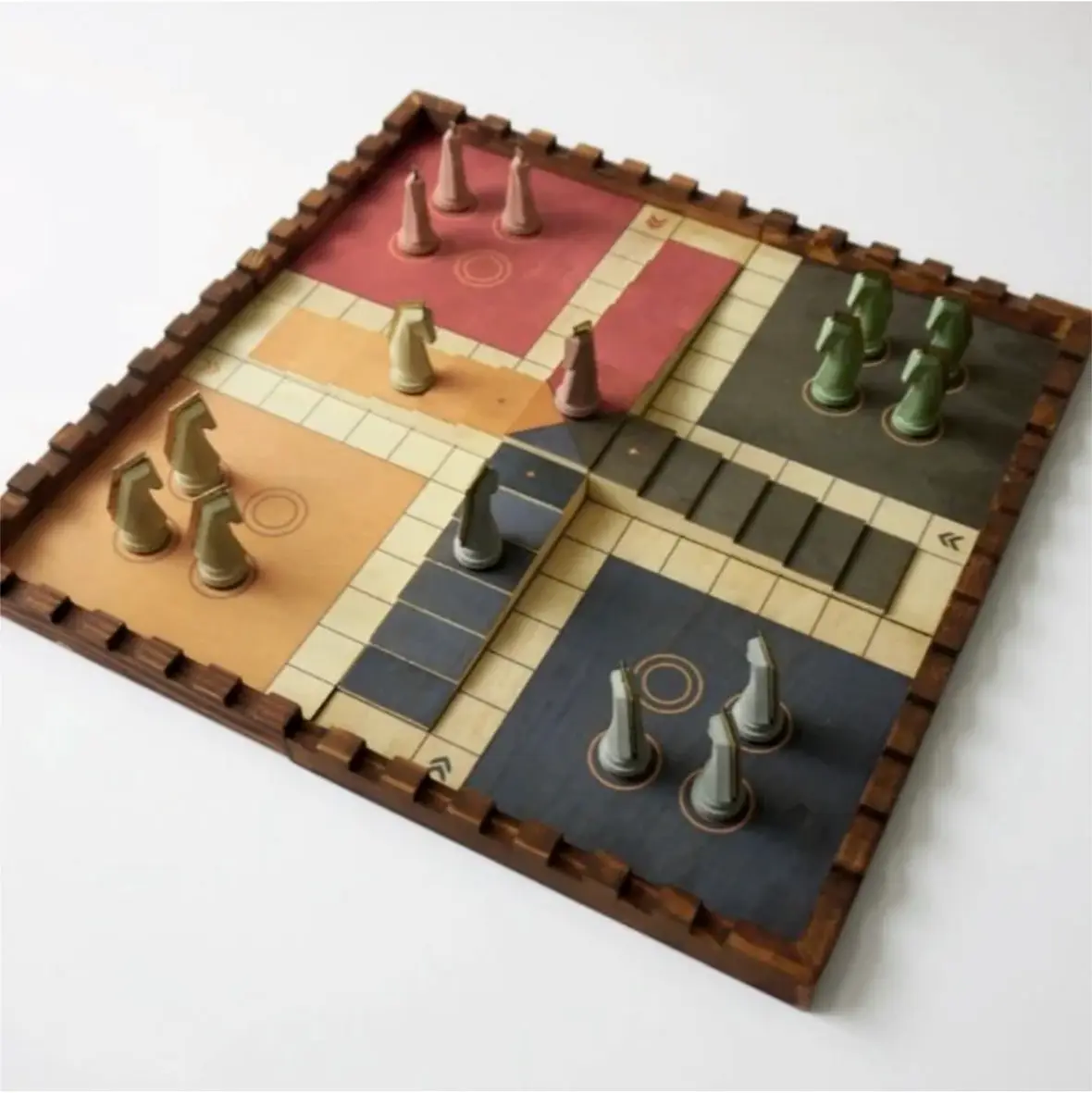 Customized Ludo Game - Handmade Wooden Board for All Ages
