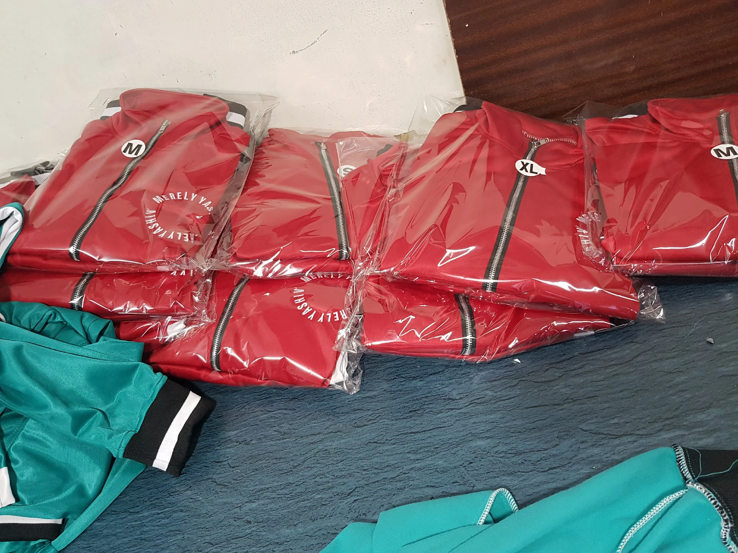 Men High Quality Purple Color Tracksuit With Black Color Sides Stripes ...