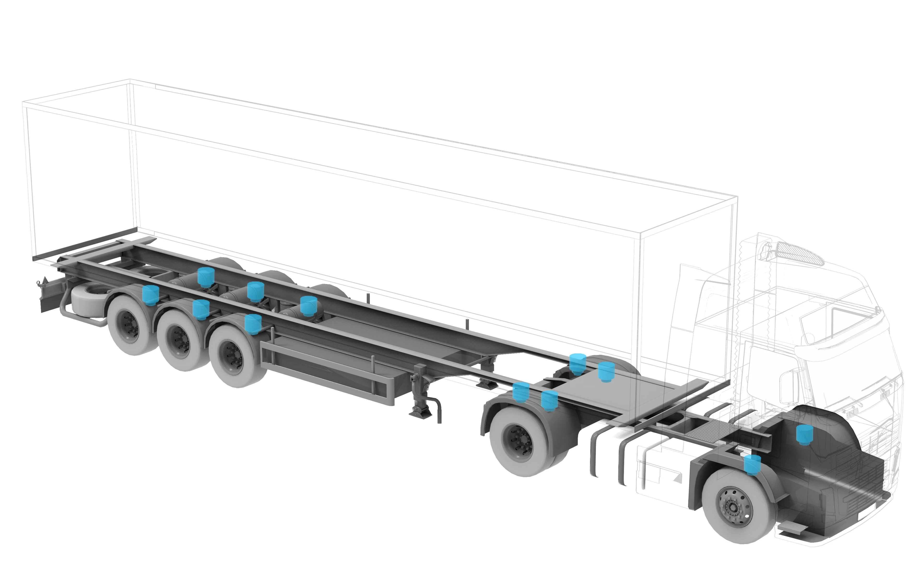 Suspensión Neumática Para Camión Scania Ne [1903608],Gran Camión ...