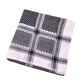 High Quality Muslim Islamic Shemagh 100% Cotton Keffiyeh Arab Scarf ...