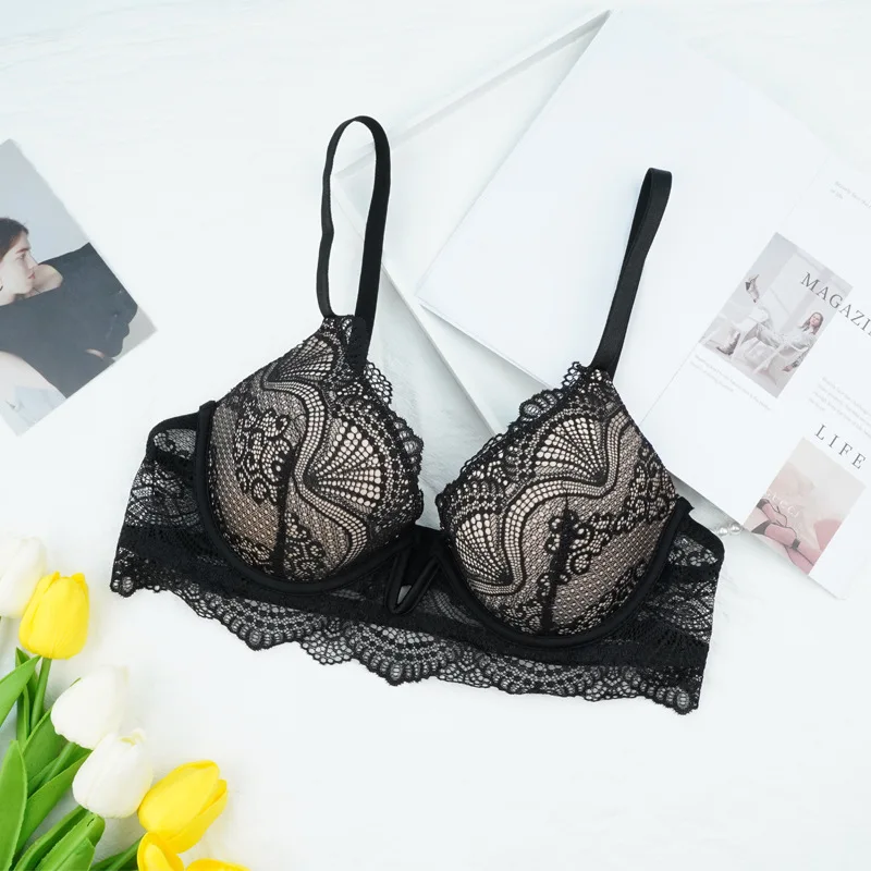 Set Lingerie For Women European And American Ladies Lace Thong Panty ...