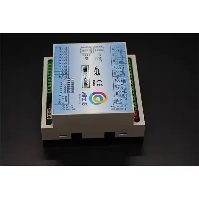 IO Module with 8 Digital Input 8 Digital Output Ports Modbus RTU RS485 ...