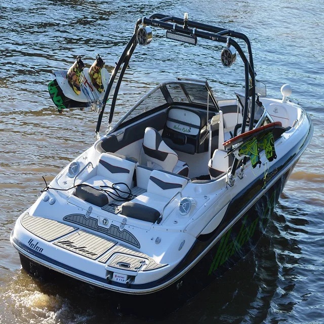 Reborn Aluminium Thrust Forward Facing Boat Wakeboard Tower Shinning ...