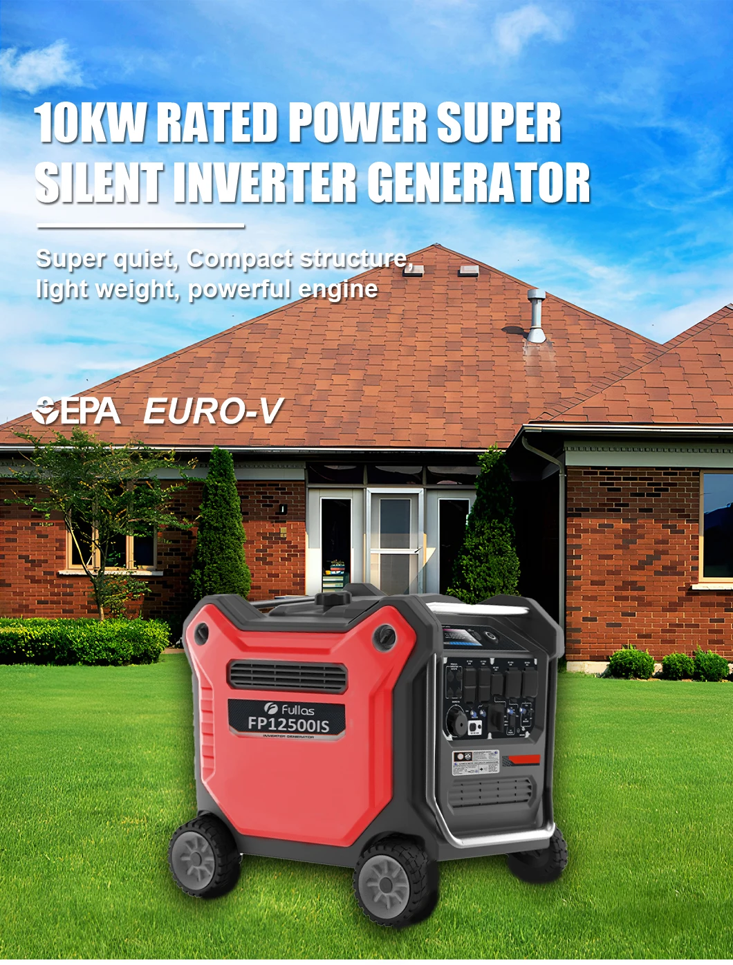 Newly Launched 10KW Super Silent Inverter Generator with Digital ...