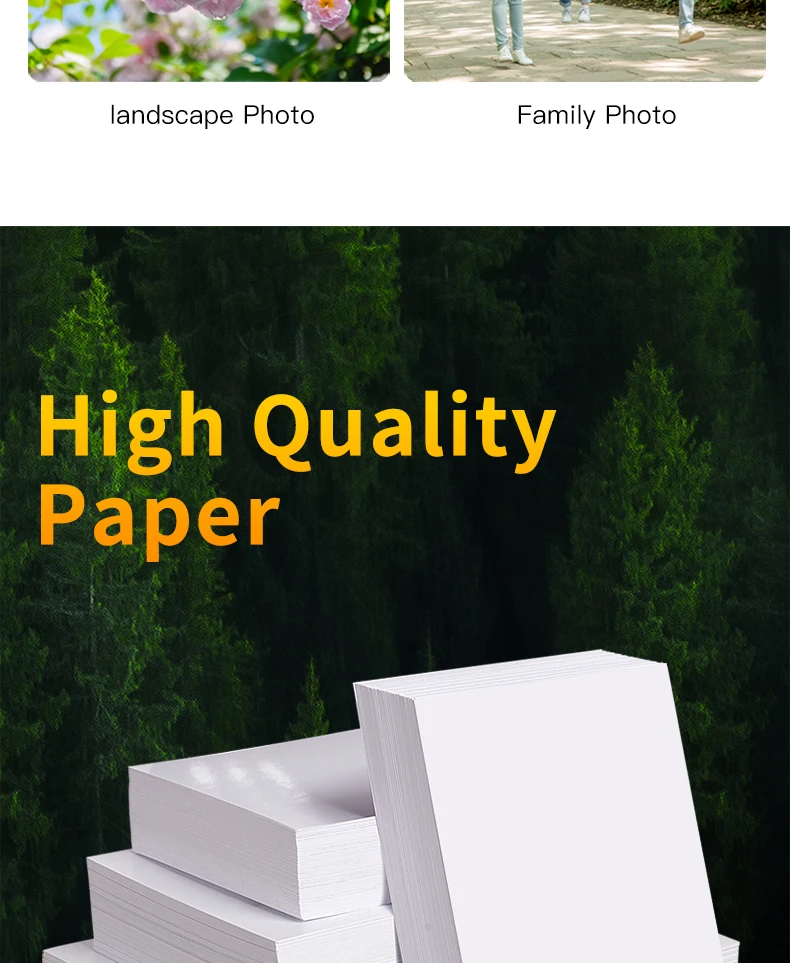 Custom A4 A3 265g Glossy Waterproof Rc Photo Paper Factory Price Gloss ...