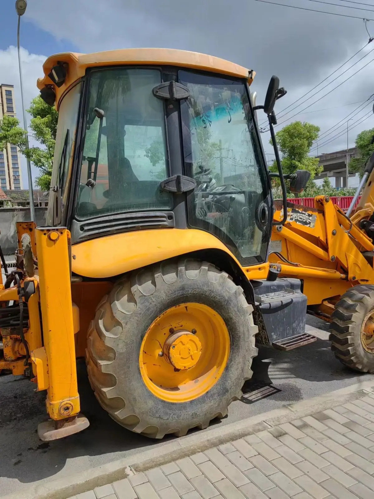 High Fuel Efficiency JCB3CX Excavator Second-Hand for Cat Engine 320GC ...