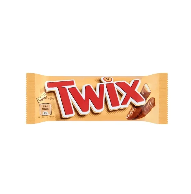 Twix Twin Chocolate Bars - 50g - Pack Of 12 (50g X 12 Bars) - Buy Twix Caramel Full Size Candy ...