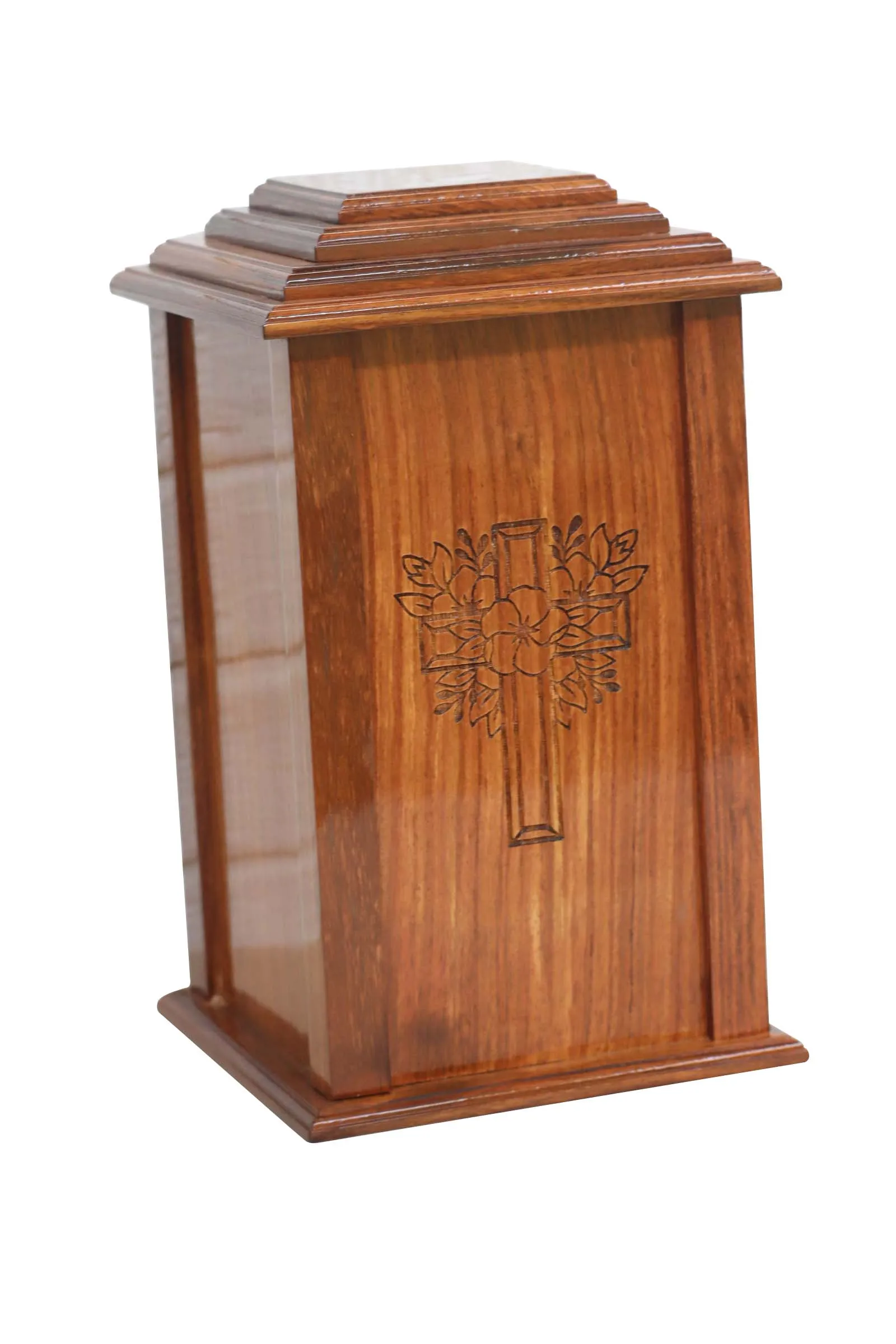 Wooden Urn Unique Sheesham Wood Design Urns For Human Ashes Wholesale ...