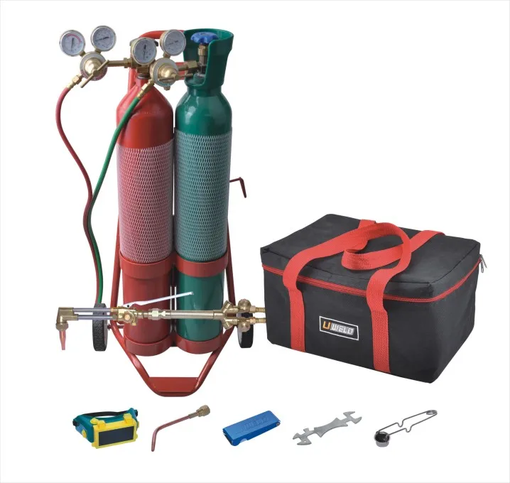 UWELD Stainless Steel Portable Oxygen Acetylene Gas Welding Cutting Kit