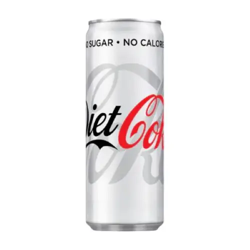 Carbonated Cola Diet Flavored Soft Drink W/ Sugar & Sweeteners 330ml ...