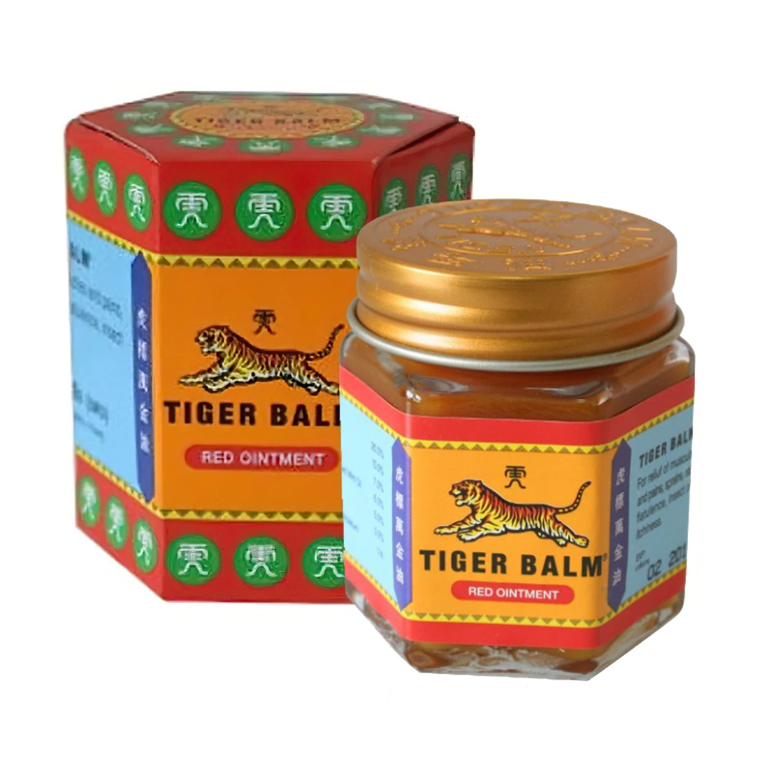 Tiger Balm Ointment Red 30g Pain Relief Muscle Ointment Stomachache ...