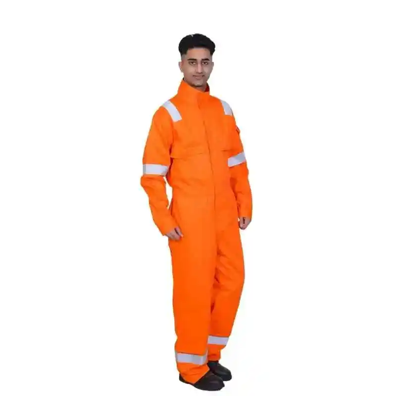Long Sleeve Reflective Workwear Safety Overall Work Suits Mechanical ...