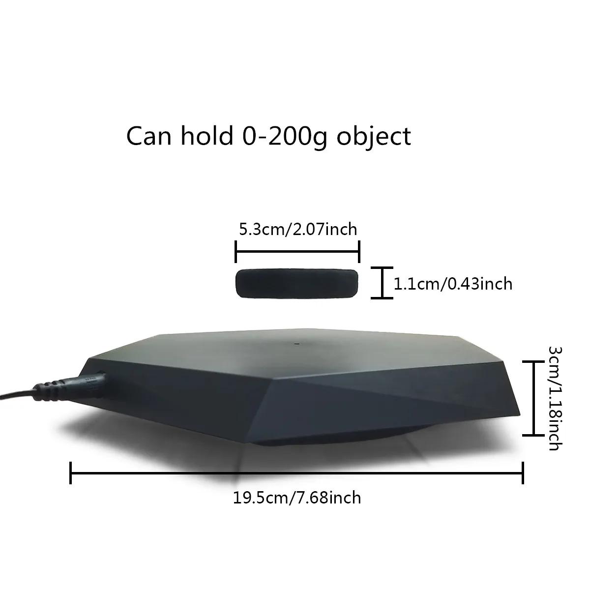 Hcnt Magnetci Floaring Levitating Display Stand For 0-200g Object - Buy ...