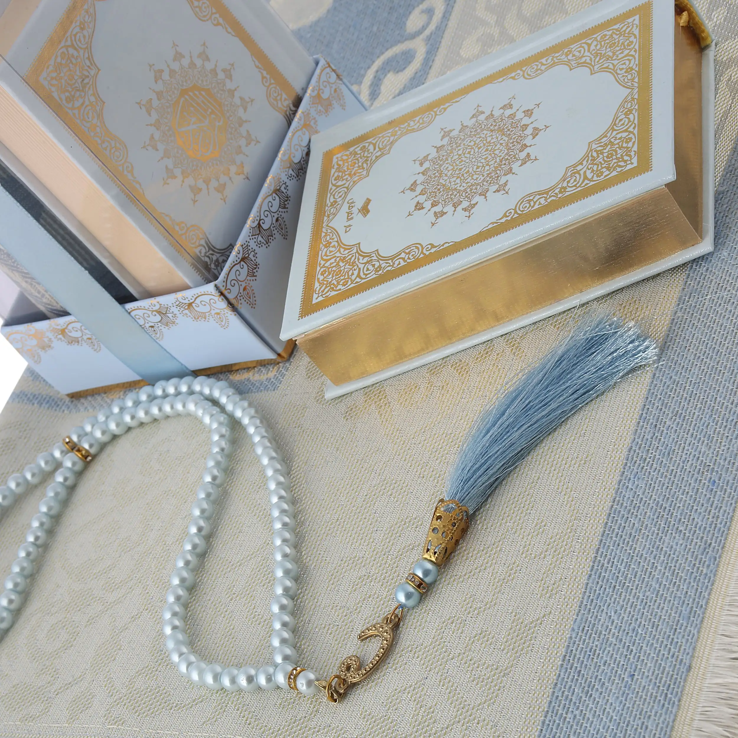 Thermo Leather Quran Gift Set Islamic Gifts Tasbeeh Prayer Mat Quran ...