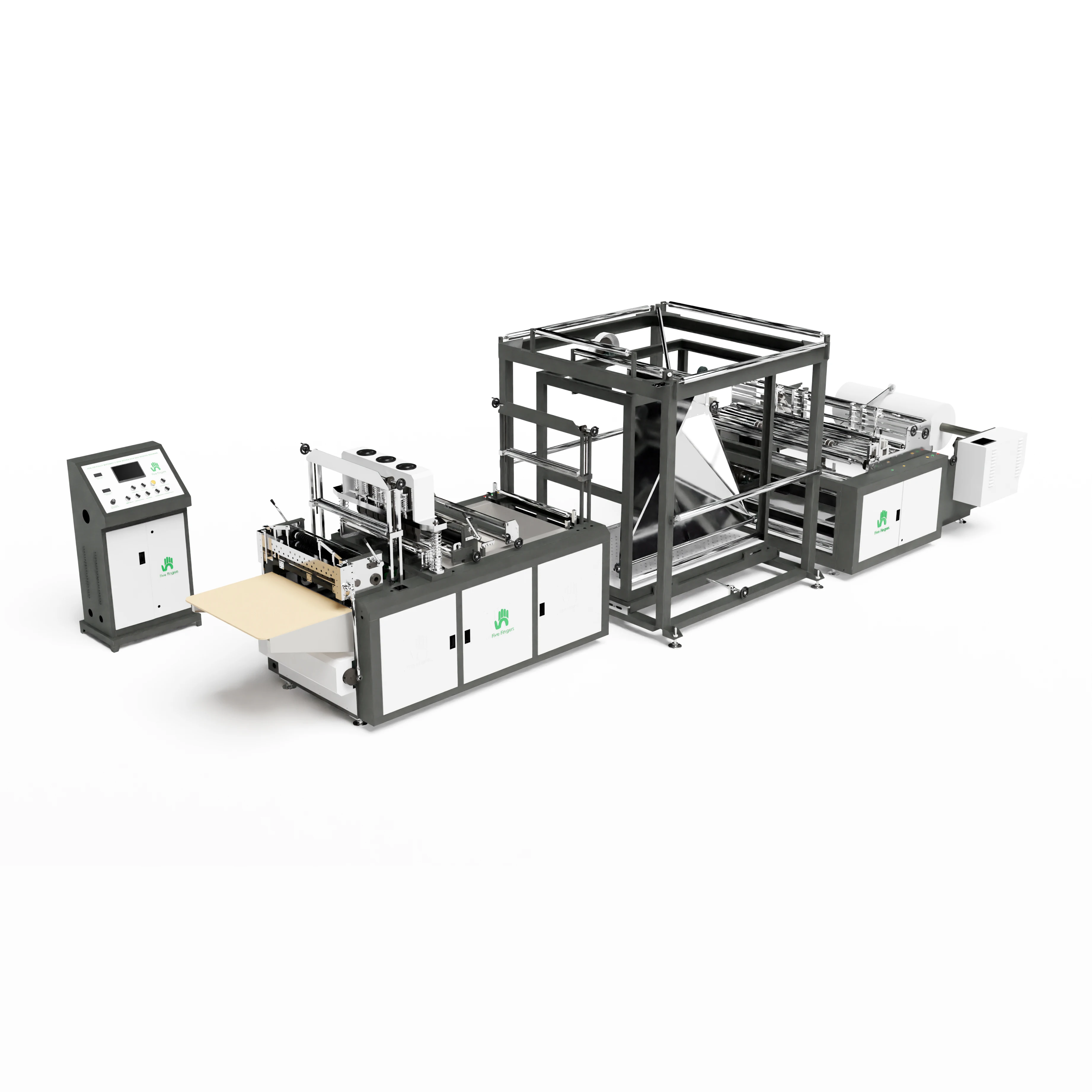 Fully Automatic Non Woven Drawstring Bag D-cut Bag Making Machine Easy ...