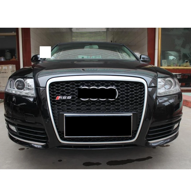 Rs6 Style Grille For Audi A6 S6 C6 Facelift To Rs6 Honeycomb Grill 2005 ...