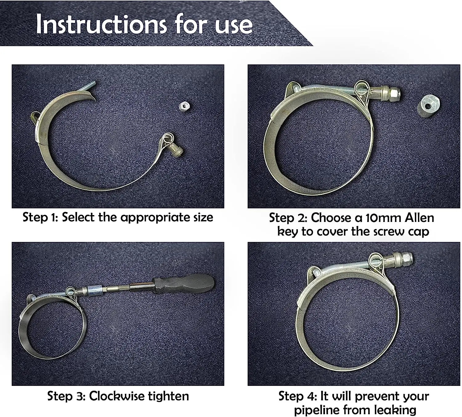 Autofab - T Bolt Super Clamp For Silicone Hose Pipes Of Turbo / Boost ...