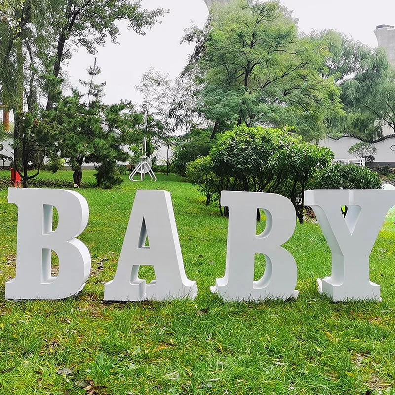 Outdoor Giant 3d Standing Letters Metal Large Alphabet Letters Stand ...