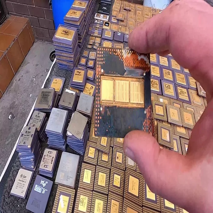 Wholesale CPU Processor Scrap Gold Recovery Ceramic CPU Scrap for Sale