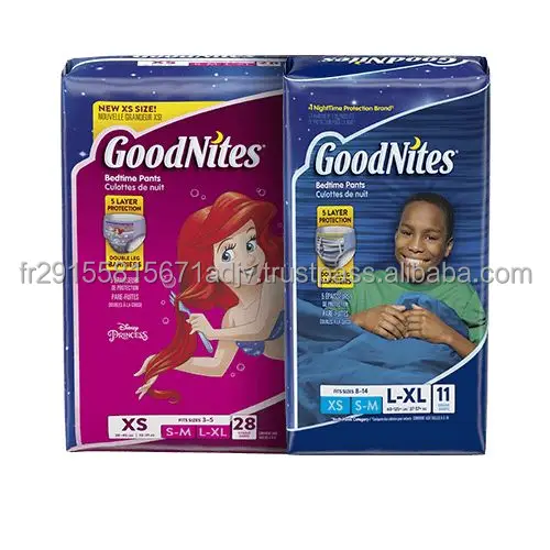 Goodnites Boys' Nighttime Bedwetting Diapers - Reliable Sleep Protection
